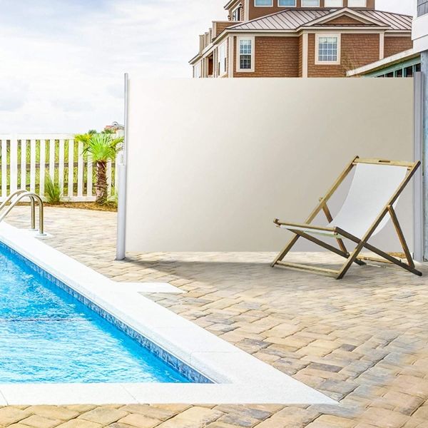 Quality Outdoor Retractable Side Awning 63x118 inches with Manual Operation 100% for sale