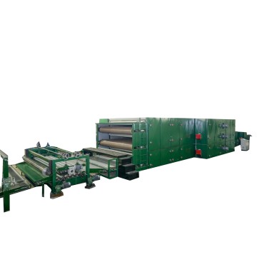 Quality Polyester 350kg One Hour Wadding Production Line With Memory Function for sale