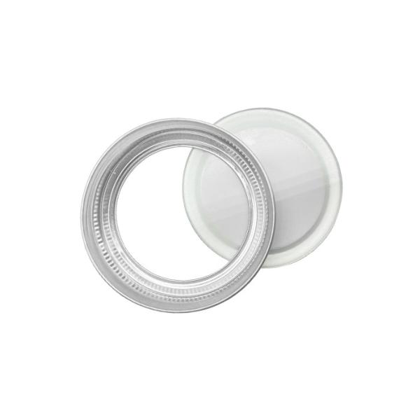 Quality 150g Sprouting Jar Lids Tinplate Glass Jar With Mesh Lid Label Mouth for sale