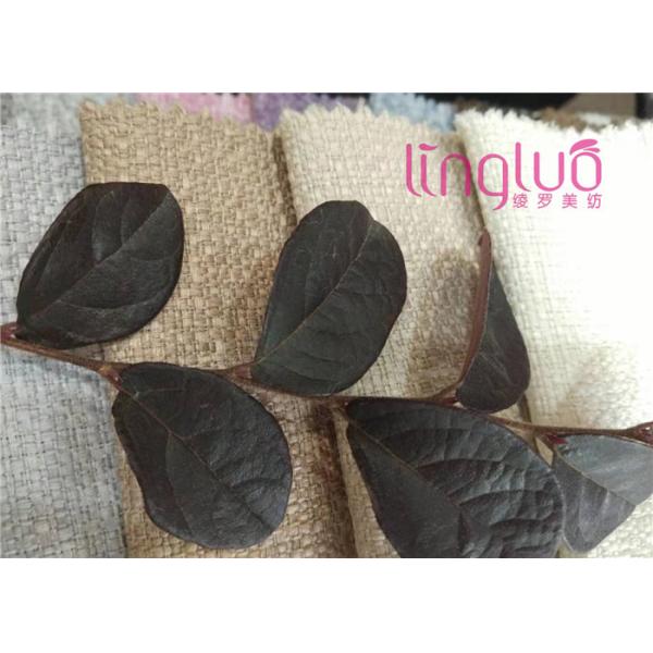 Quality Dale Linen Plain Fabric Online / Lightweight Linen Fabric 100% Polyester for sale