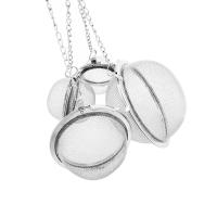 Quality 90mm Stainless Steel Tea Ball Strainer Leaky Flavor Treasure 15pcs for sale