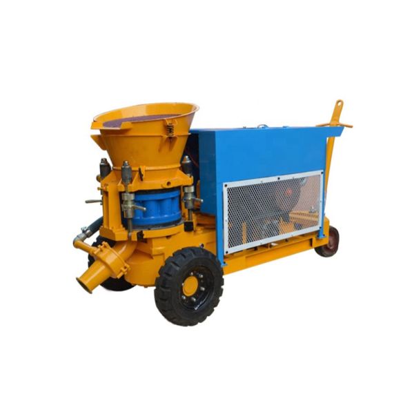 Quality Yellow 5.5m3/H Gunite Sprayer Diesel Engine Dry Shotcrete Machine for sale