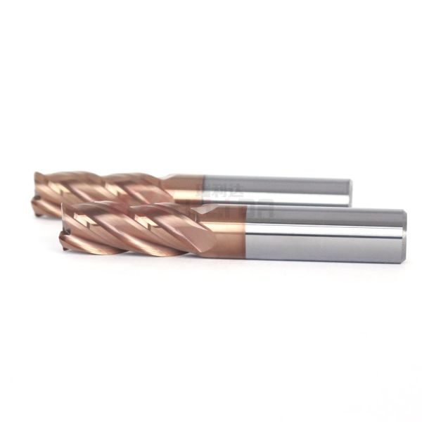 Quality Bull Endmill 4 Flutes Solid Carbide Corner Radius End Mills HRC55 for sale