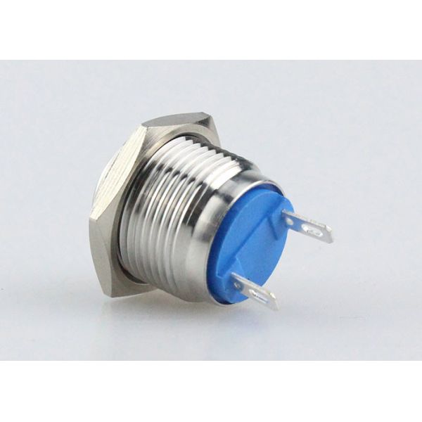 Quality High Head 16mm Stainless Steel Push Button Switch Waterproof Easy Installation for sale