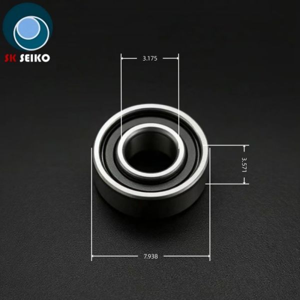 Quality SR2-5ZTLZWN 3.175*7.938*3.571 High Speed Dental Bearing Torlon Cage for sale