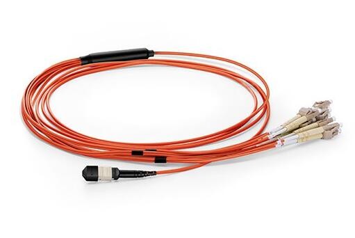 Quality MPO To LC Breakout Cable 8 Core 12 Core Or 24 Core for sale