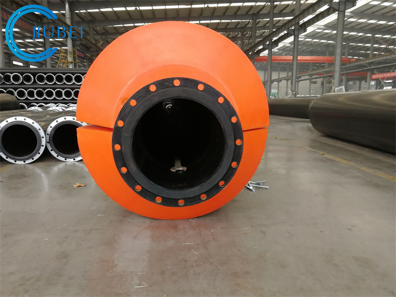 Marine HDPE Pipe Floats Floater Buoys for Plastic Sand Discharge Dredging Pipeline