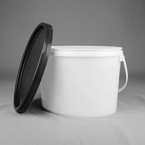 Quality Heavy Duty BPA Free Oval Plastic Bucket 5L Plastic Bucket With Lid for sale