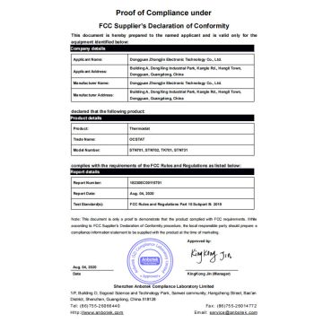 Quality LCD Digital 24V 1 Heat 1 Cool Air Conditioning Non-programmable Home Thermostat for sale