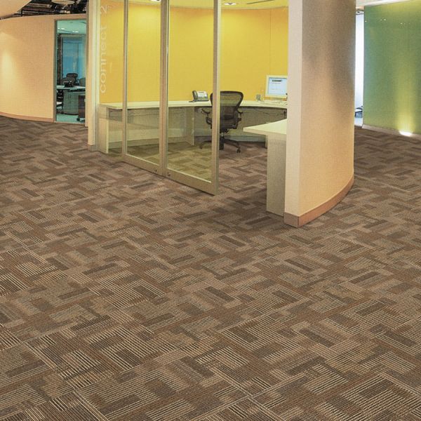 Quality 100% Solution Dyed Integrated Pattern Loop Pile Polypropylene Carpets Square for sale