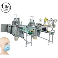 Quality L2030mm Non Woven Face Mask Making Machine , 1.5KW Earloop Mask Making Machine for sale
