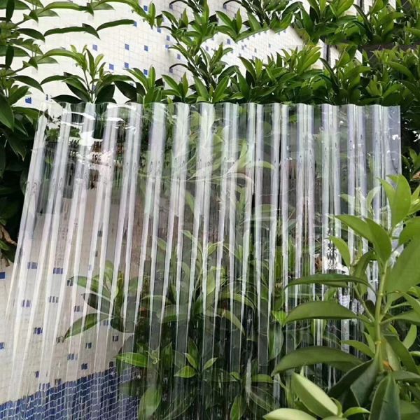 Quality Impact Resistant Corrugated Polycarbonate Sheet Heat Insulation Plastic Poly for sale