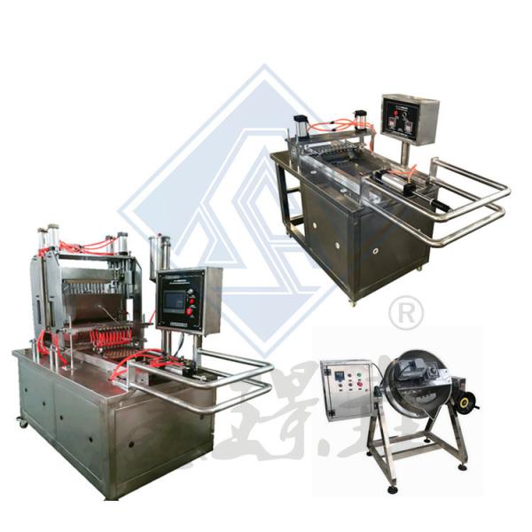 Quality Semi-Automatic Gel Small Hard Candy Soft Candy Pouring Machine for Gummy Candy for sale