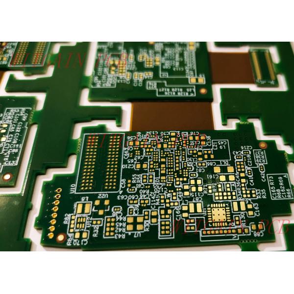 Quality Multilayer Rigid Flex PCB Board / 8 Layer Pcb 1.0MM Green Solder Mask for sale