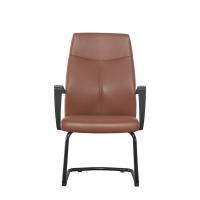 Quality 25mm Tube Real Leather Fabric Executive Office Chair Furniture ODM for sale
