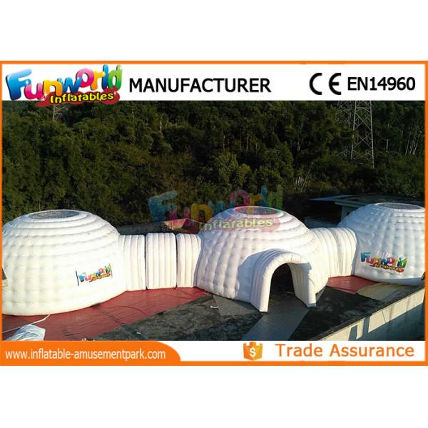 Quality Customized Air Sealed Inflatable Party Tent , Airtight Igloo Dome Tent for sale