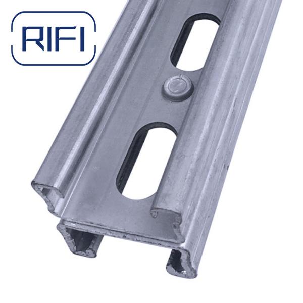 Quality Silver Strut Channel And Fittings with Thickness 0.8mm-3mm for support for sale