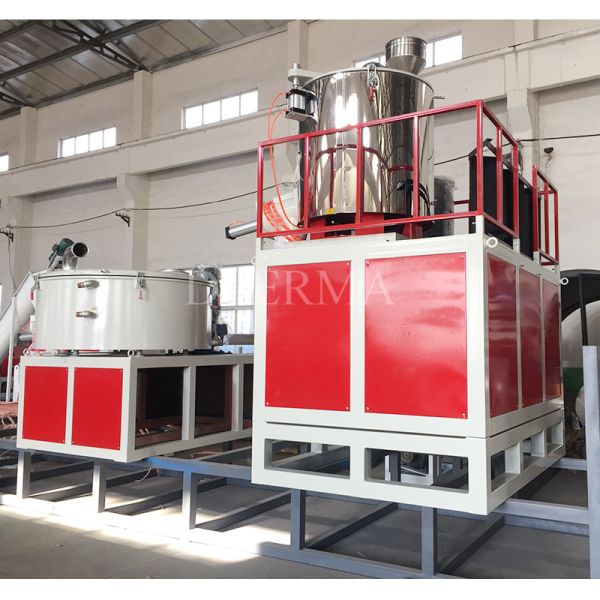 Quality 45kW Power PVC PP PE Mixer/Mixing Machine for 600L Max. Loading Volume Requirement for sale