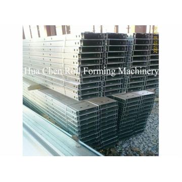 Quality Rack Beam C Channel Roll Forming Machine 8-12m / Min Metal Forming Equipment for sale