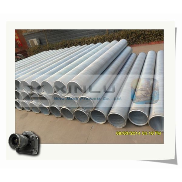 Quality 30 - 3000 Micron Filter Wedge Wire Screen Pipe V Wire Galvanized Carbon Steel for sale
