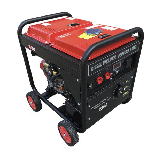 Quality Direct Current 230A Arc Welding Generators 5.5 gal DIESEL Generator for sale