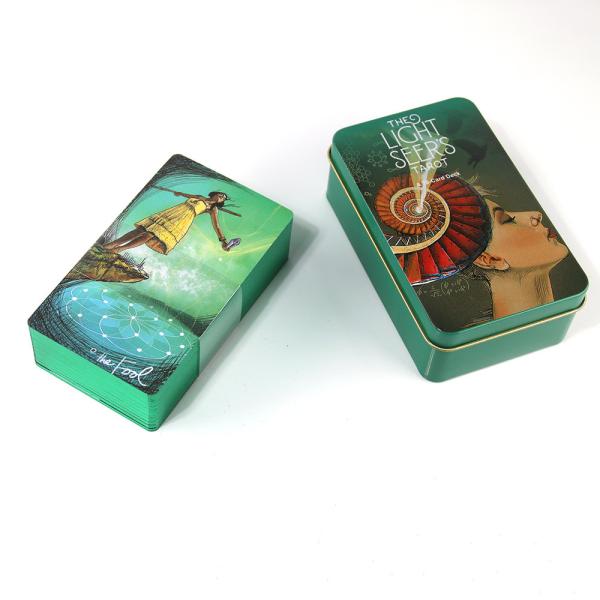 Quality Luxury 4C Custom Tarot Oracle Game Card Printing FSC Certificated for sale