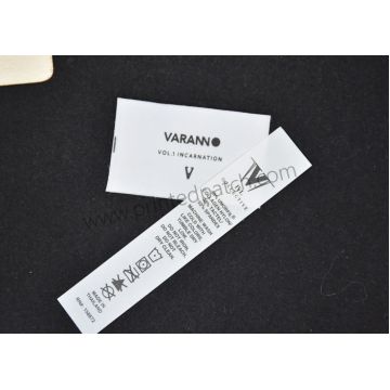 Quality Flag 0.4mm Silicone Rubber Labels On Black Polyester Tape for sale