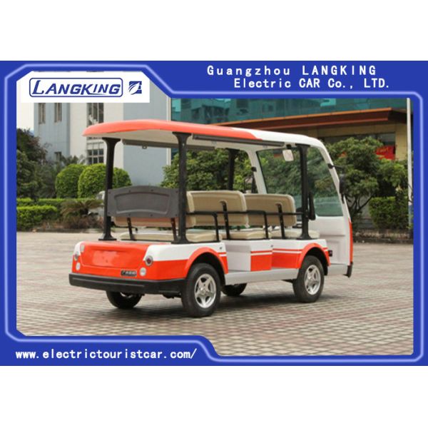 Quality Multiple Purpose 8 Seater Electric Shuttle Bus Light Weight Superior Cruising for sale
