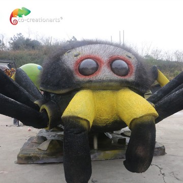 Quality 6 meters Artificial Large Animatronic Spider for sale