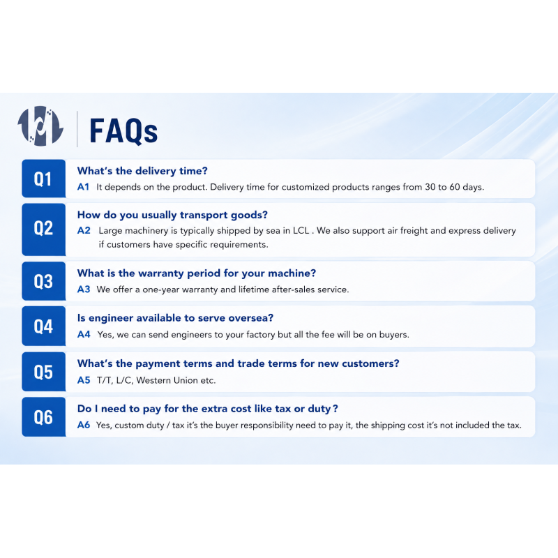 FAQ and customer support information