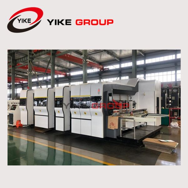 Quality 300pcs/Min High Definition Flexo Printer Slotter Die Cutter Stacker Machine for sale