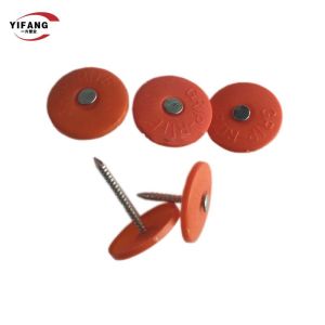 Quality Screw Shank Type House Wrap Nails / Button Cap Nails For Furniture Repair for sale