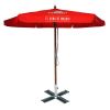 china Sunshade Beach Picnic Straight Umbrella with Push Open Lift System and Custom