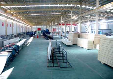 Quality Non Continuous 60mm PU Sandwich Panel Line for sale