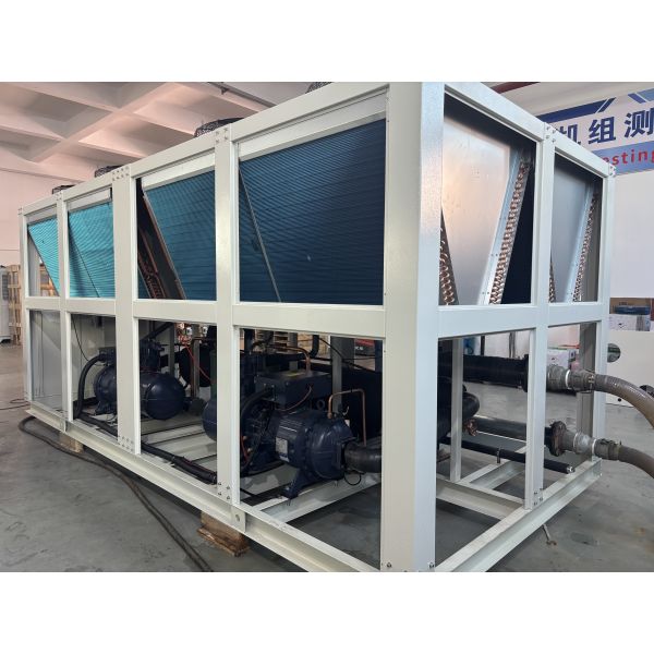 Quality 80HP Air Cooled Screw Type Chiller cooling solution suitable for large scale facilities offering stable performance and easy maintenance with the Refrigerant R134a for sale