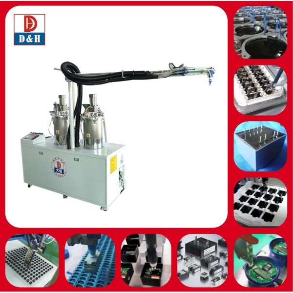 Quality Manually pedal switch control ab dispenser epoxy resin Pu glue gun Dispensing for sale