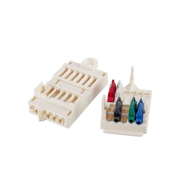 Quality Plastic Clip Type White Led Light Connectors 20mm Width LBK-07 400V for sale