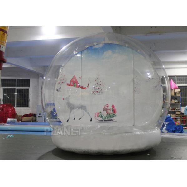 Quality Durable PVC Tarpaulin Outdoor Inflatable Snow Globe Customzied Logo for sale