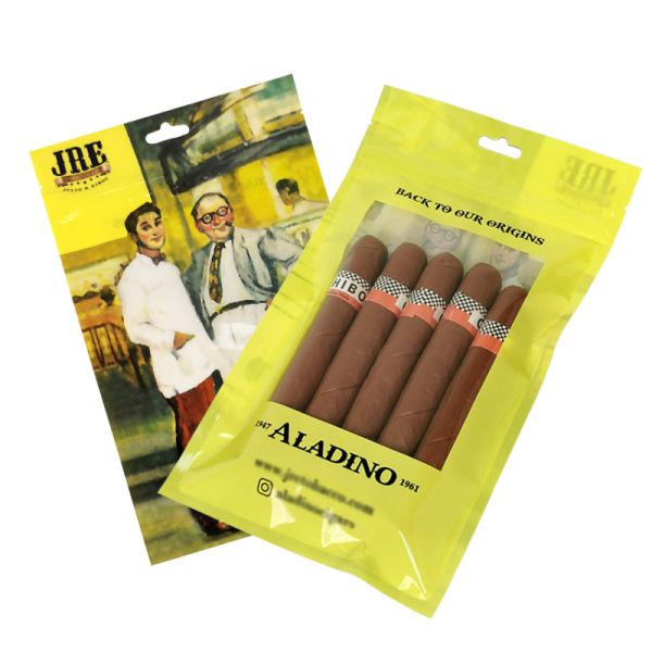 Quality Medium cigar packaging bag moisture proof pouch ensuring cigars remain in for sale