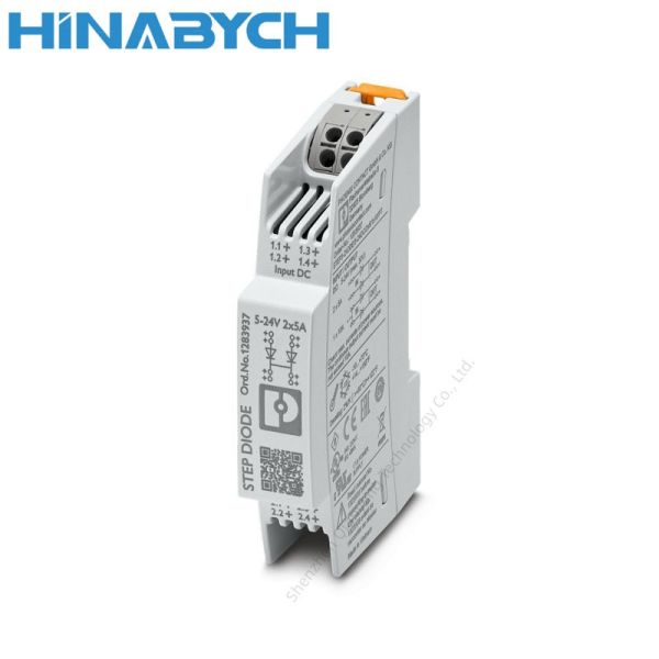Quality                    New and Original Phoenix 1283937 Step3-Diode/5-24DC/2X5/1X10/PT - Short Circuit No Longer Affects The Load Redundancy Module              for sale