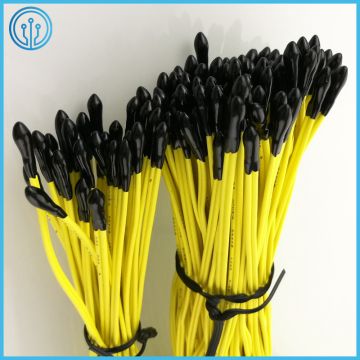 Quality 30k Ohm 15mm Temperature Sensor Chip Epoxy Coated NTC 3950 Thermistor for sale