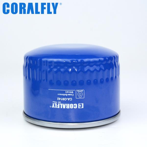 Quality Coralfly Auto Car Oil Filter W9142 W914/2 For MANN for sale