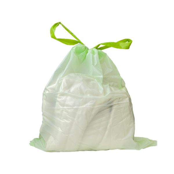 Quality Compostable garbage bags - Compost bags with drawstrings - 100% biodegradable for sale