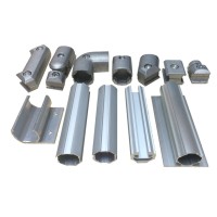 Quality Aluminum Pipe Flexible Tube Pipe Fitting Ebow Connectors for Industial Pipe Rack for sale