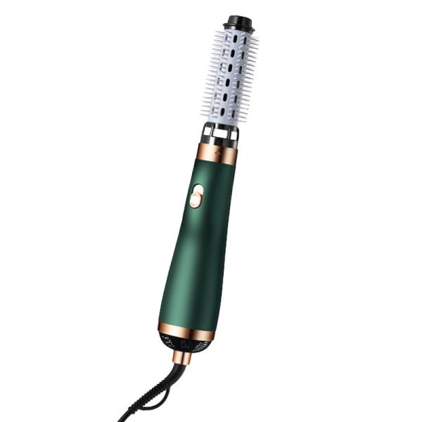 Quality Green Electric Straightening Brush With Intelligent Temperature Control for sale