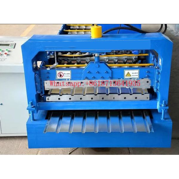 Quality PLC Controlled 2.5T Corrugated Roof Sheet Roll Forming Machine For Efficient for sale