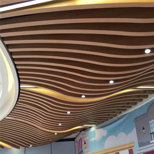 Quality Metal Ceiling Design Wave Baffles Acoustical Ceiling Baffles for sale
