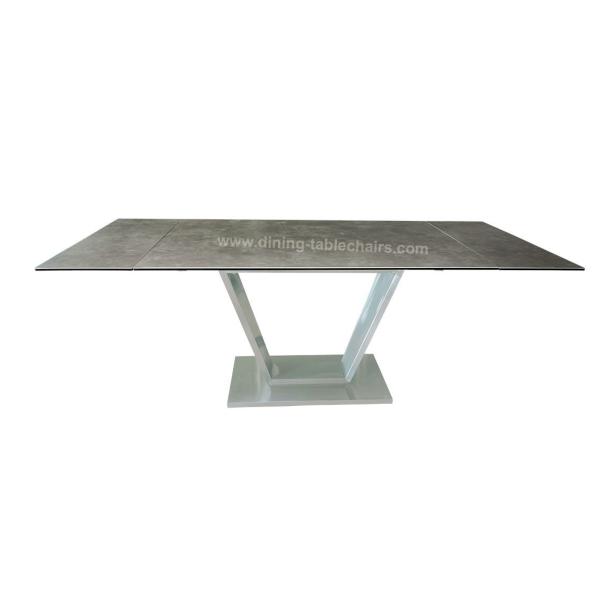 Quality Stylish Stainless Dining Table Pavilion Use Luxury Brushed Stainless Pillar for sale