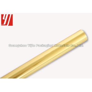 Quality CTT 25 Micron Matte Gold Foil For PP Synthetic Paper for sale