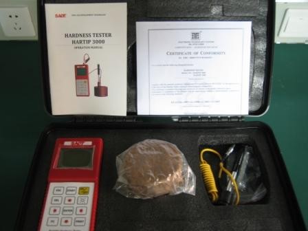 Quality Universal Portable Leeb Hardness Tester Hartip3000 Lightweight Rs232 / Usb for sale